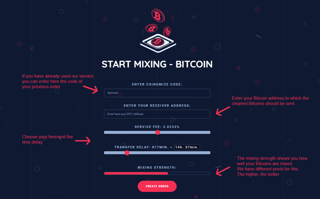 Coinomize.co - How to mix Bitcoins with the best Bitcoin Mixer?